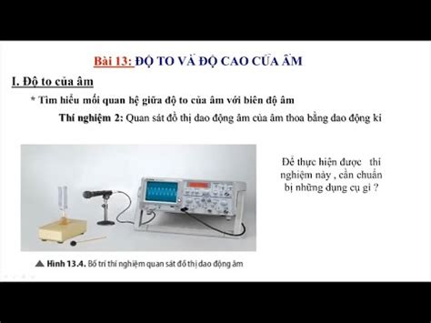 KHTN7 Bài 13 Độ to và độ cao của âm N H Sơn YouTube