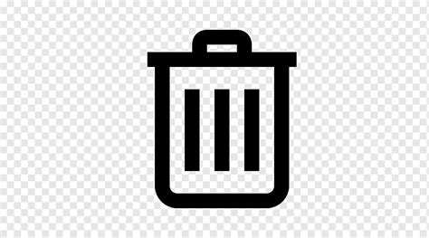Sampah Sampah Tempat Sampah Kertas Font Mengagumkan Ikon Komputer