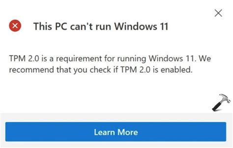 Fix This PC Cant Run Windows 11 TPM Error