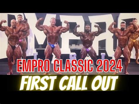 First Call Out Empro Classic Mens Open Bodybuilding