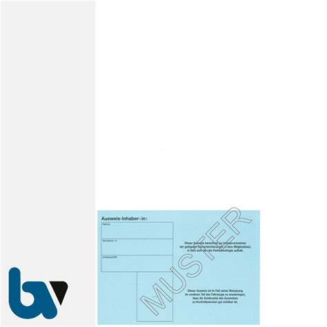 Borgard Verlag Shop EU Einheitlicher Parkausweis Perforiert Zum
