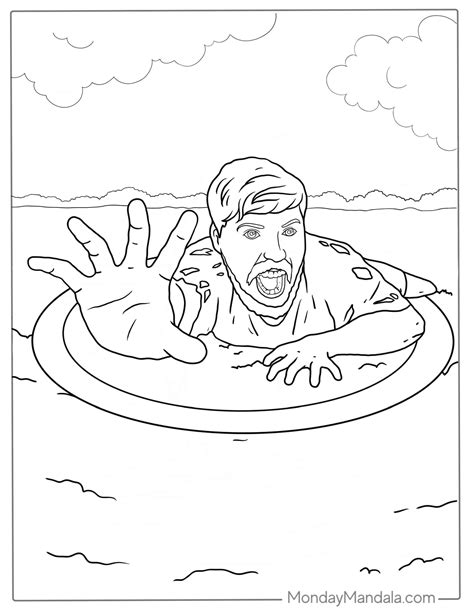 14 Mr Beast Coloring Pages Free Pdf Printables Artofit