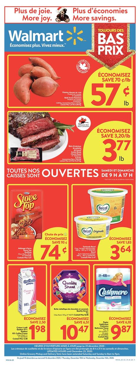 Circulaire Walmart Spéciaux Promotions et Rabais de la Semaine