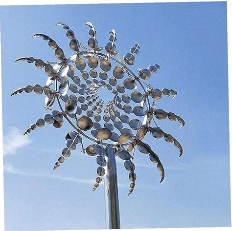 D Metall Windm Hle Ygerbkct Windbetriebene Kinetische Skulptur
