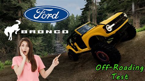 Ford Bronco Off Roading In BeamNG Drive YouTube