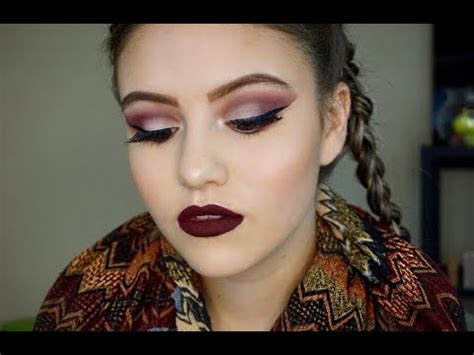 Vampy Fall Makeup Tutorial Marki Rochelle YouTube