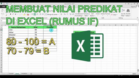 Rumus Mencari Predikat Di Excel Materi Belajar Online