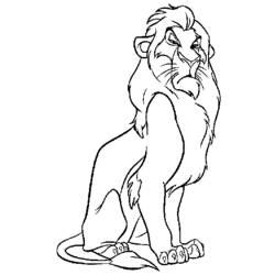 Dessins Le Roi Lion Films d animation à colorier Coloriages à imprimer