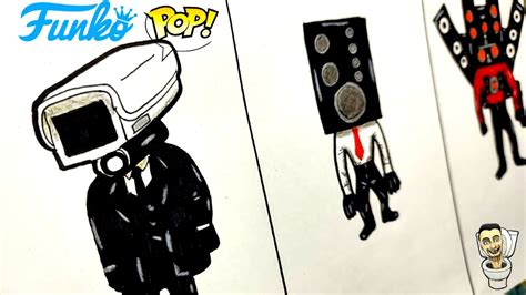 Dibujo Loscameraman Funko Pop De Los Skibidi Toilet Woffer Man Titan
