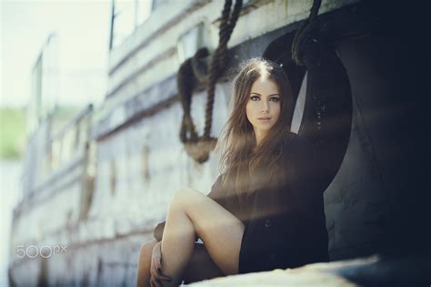 4529340 Wavy Hair Women Model Long Hair Legs Looking At Viewer