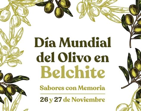 Belchite celebra el Día del Olivo con actividades gastronómicas y
