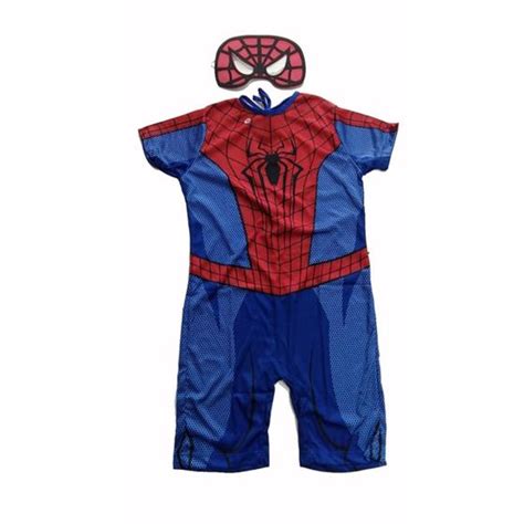 Fantasia Homem Aranha Cosplay Roupa Uniforme Infantil FANT112 BM