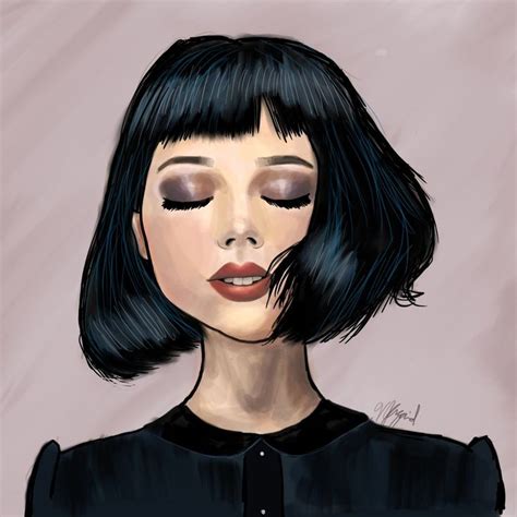 Fan Art Girl With Short Hair Girl Short Hair Art Girl Short Hair
