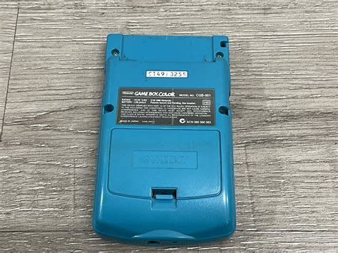 Yahoo オークション GB ゲームボーイカラー ブルー 動作品 本体のみ