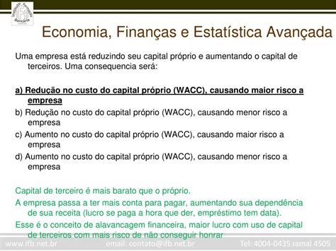 Ppt Economia Finan As E Estat Stica Avan Ada Powerpoint Presentation