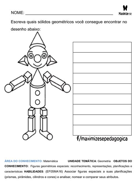 Sólidos Geométricos 4 e 5 ano pdf