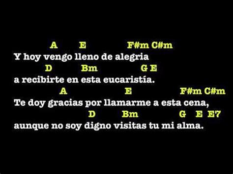 Milagro De Amor Letra Y Acordes Canto De Comunion YouTube En