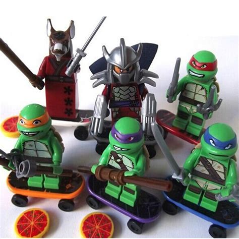 Teenage Mutant Ninja Turtle Tmnt Pcs Lego Minifigure Toys Set