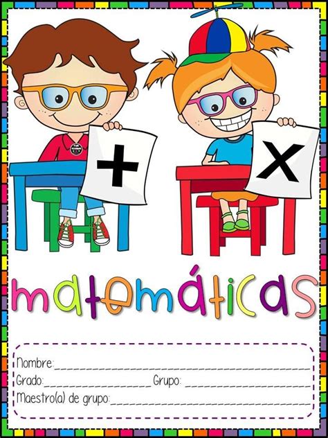 Portadas Para Primaria Y Preescolar Etiquetas De Material Escolar