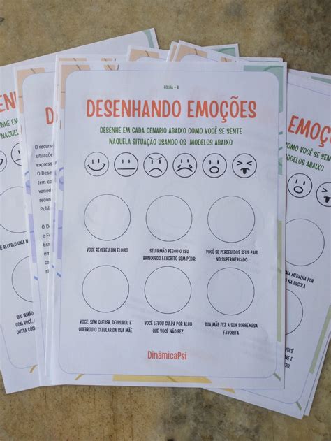DESENHANDO EMOÇÕES Dinâmica Psi Hotmart