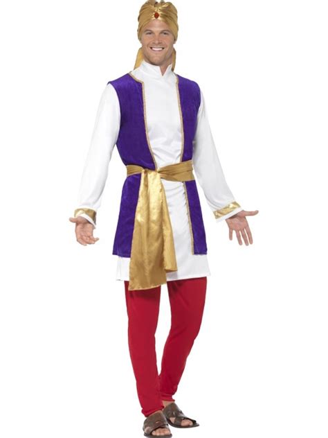 Adult Mens Arabian Prince Costume Aladdin Storybook Film Shiek Desert Sultan Arab Night Fancy