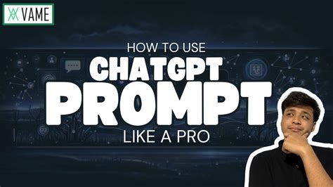 How To Use CHATGPT Prompt Like A PRO YouTube