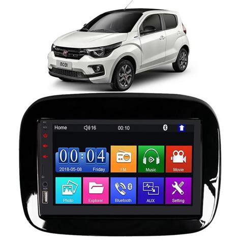 Kit Central Multimídia Mp5 Mobi 2017 2018 2019 2020 2021 2022 7