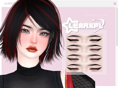 Learxfl Eyeliner N18 Screenshots The Sims 4 Create A Sim CurseForge