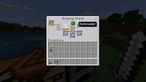 How To Make A Splash Potion Of Weakness In Minecraft Materials