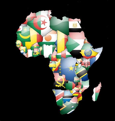 Africa Map African Flags HD Phone Wallpaper Pxfuel