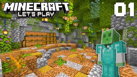 Minecraft Let S Play Ep 1 THE PERFECT START Minecraft 1 18 Caves