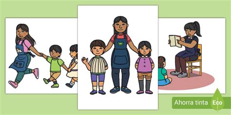 FREE Dibujos Día de la educación inicial Twinkl Perú