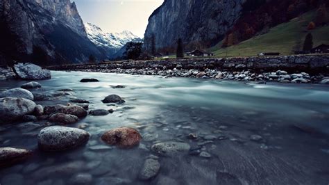 Papel de Parede Paisagem nas Montanhas Papel de Parede Grátis para PC HD