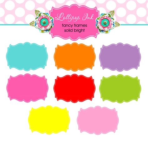 Fancy Pink Text Box Clip Art Library