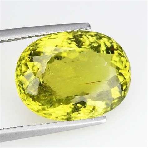 No Reserve Yellow Green Paraiba Tourmaline Ct Catawiki
