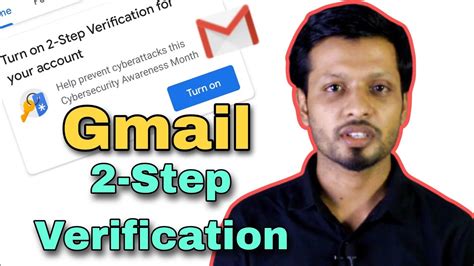 How To Turn On Two Step Verification In Gmail Youtube Channel