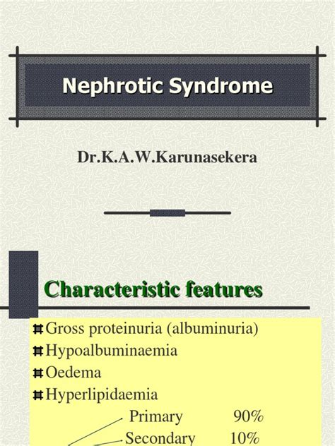 PDF Renal Nephrotic Syndrome DOKUMEN TIPS