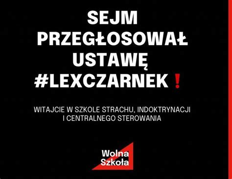 Znp Zaapelowa Do Senatu O Odrzucenie Lex Czarnek Zwr Ci Si Te Do