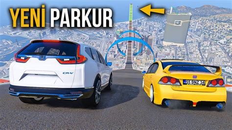 Japon Honda Ailesi Arabalar Uçma Parkurunda YENİ PARKUR GTA 5 YouTube