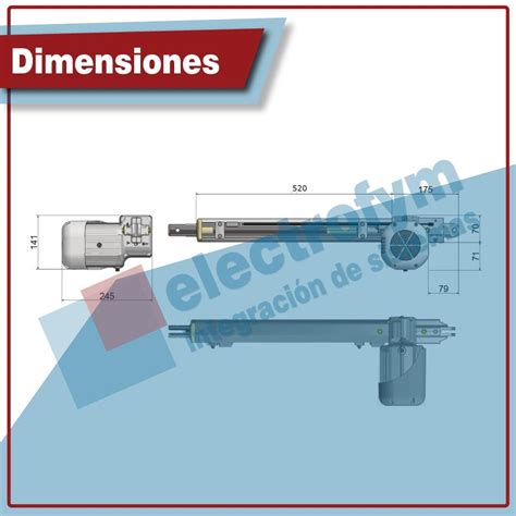 kit motor doble portón batiente SEG Pivus Duo 0 75