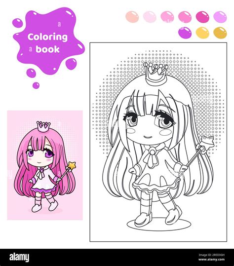 Chibi Anime Girl Coloring Pages