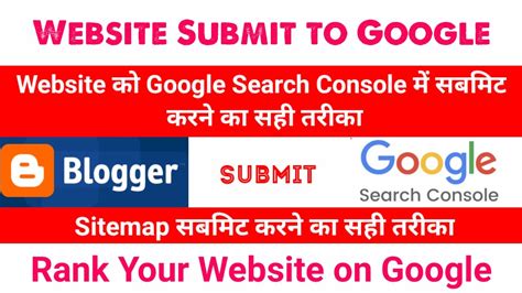 How To Add Blogger To Google Search Console Submit Your Blogger Blog