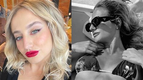 Bruna Griphao empina o bumbum de biquíni e ostenta barriga trincada