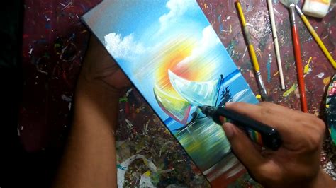 Pintura Em Tela Youtube