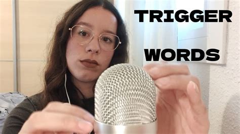 ASMR TRIGGER WORDS en español YouTube