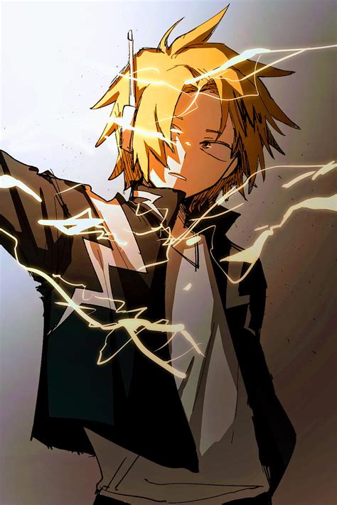 Gg Myheroacademia Denki Kaminari My Hero Academia Fanart Anime Art