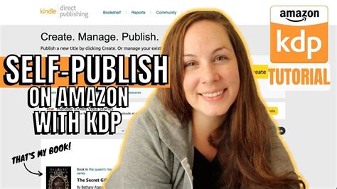 Self Publish Your Ebook Print Book On KDP Kindle Direct Publishing