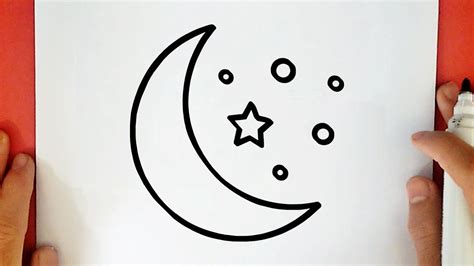 HOW TO DRAW THE MOON YouTube
