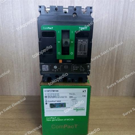 Jual SCHNEIDER MCCB NEW 36KA NSX100F 3P 63A TMD C10F3TM063 Jakarta