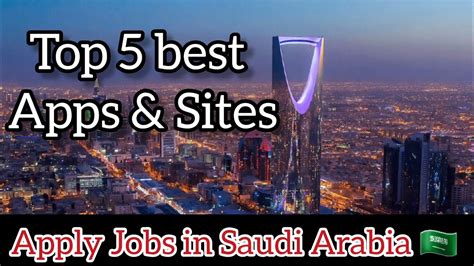 Best Way To Apply For Job In Saudi Arabia Top 5 Job Sites YouTube